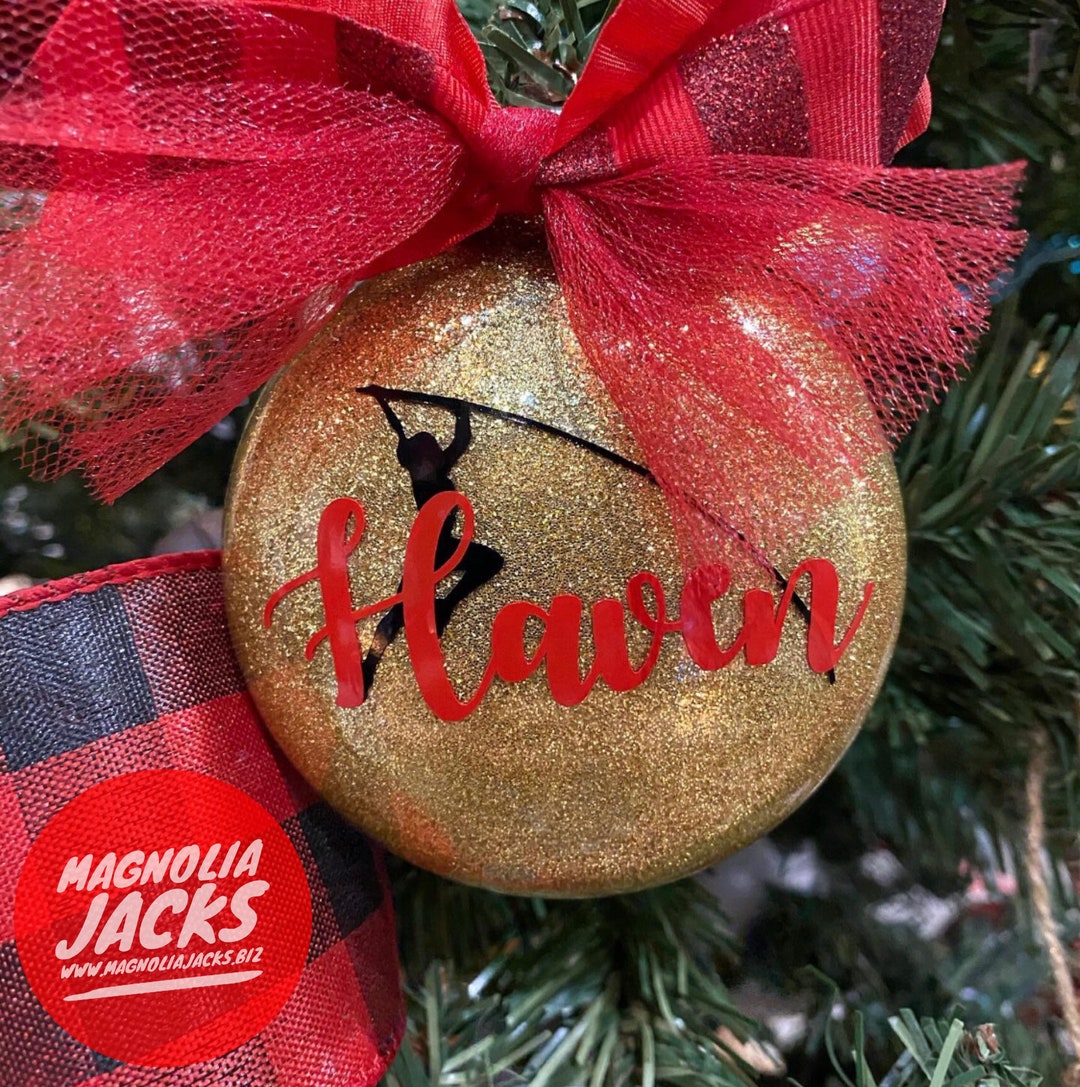 Pole Vaulting Ornament | Personalized | Pole Vault | Pole Vault Gift ...