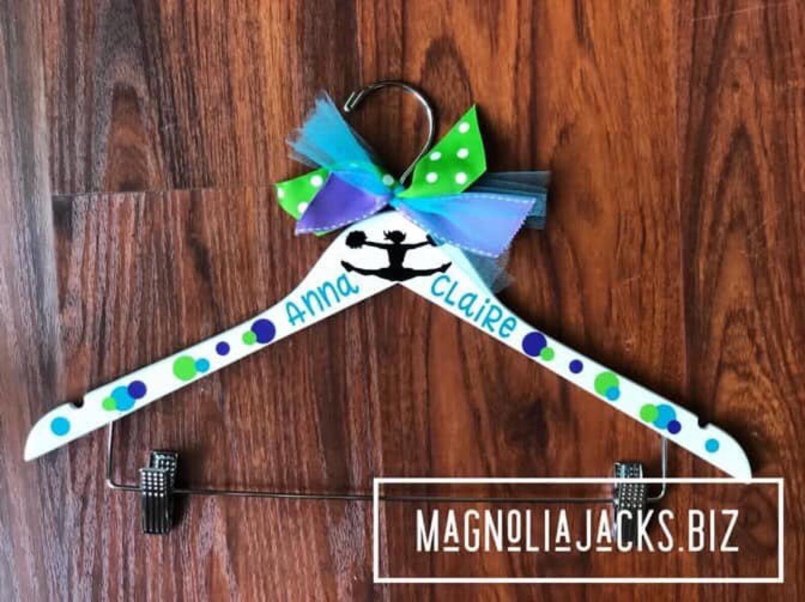Personalized Cheer Hanger | Hanger | Cheer Hanger | Custom Cheer ...
