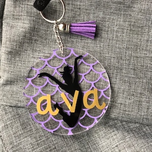 Dance Keychain | Acrylic Key Chain | Personalized Acrylic Keychain ...