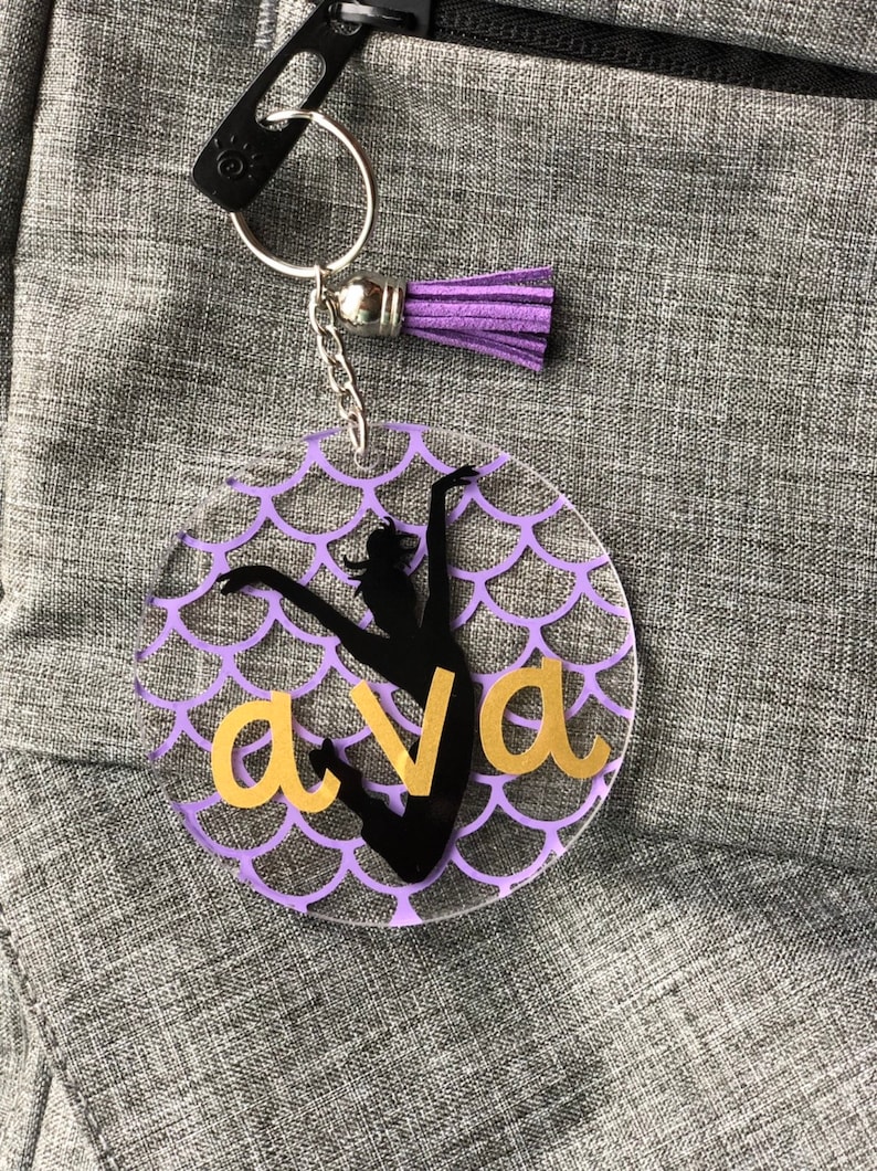 Cheer Keychain acrylic key chain Personalized acrylic - Etsy España