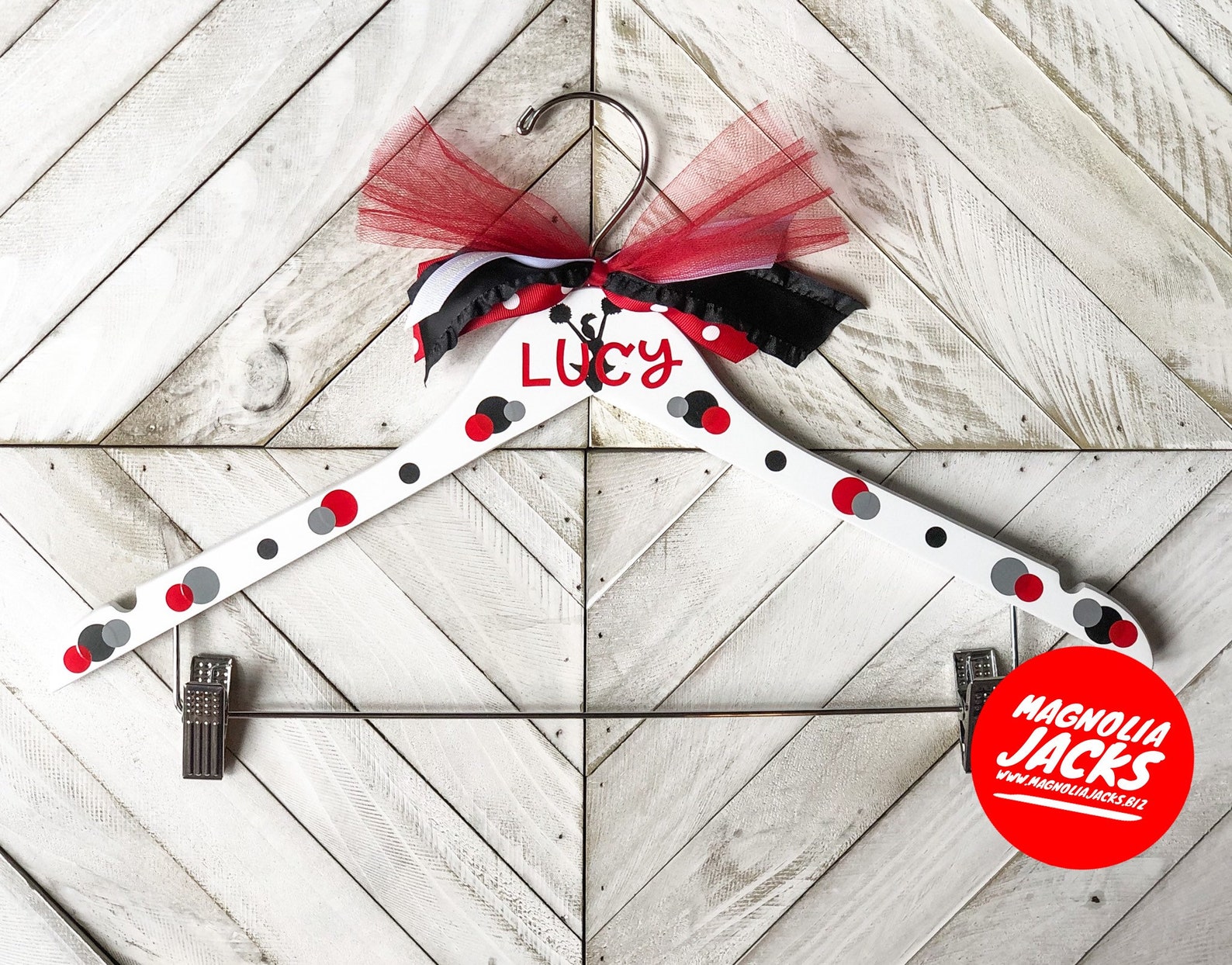 Personalized Cheer Hanger | Hanger | Cheer Hanger | Custom Cheer ...