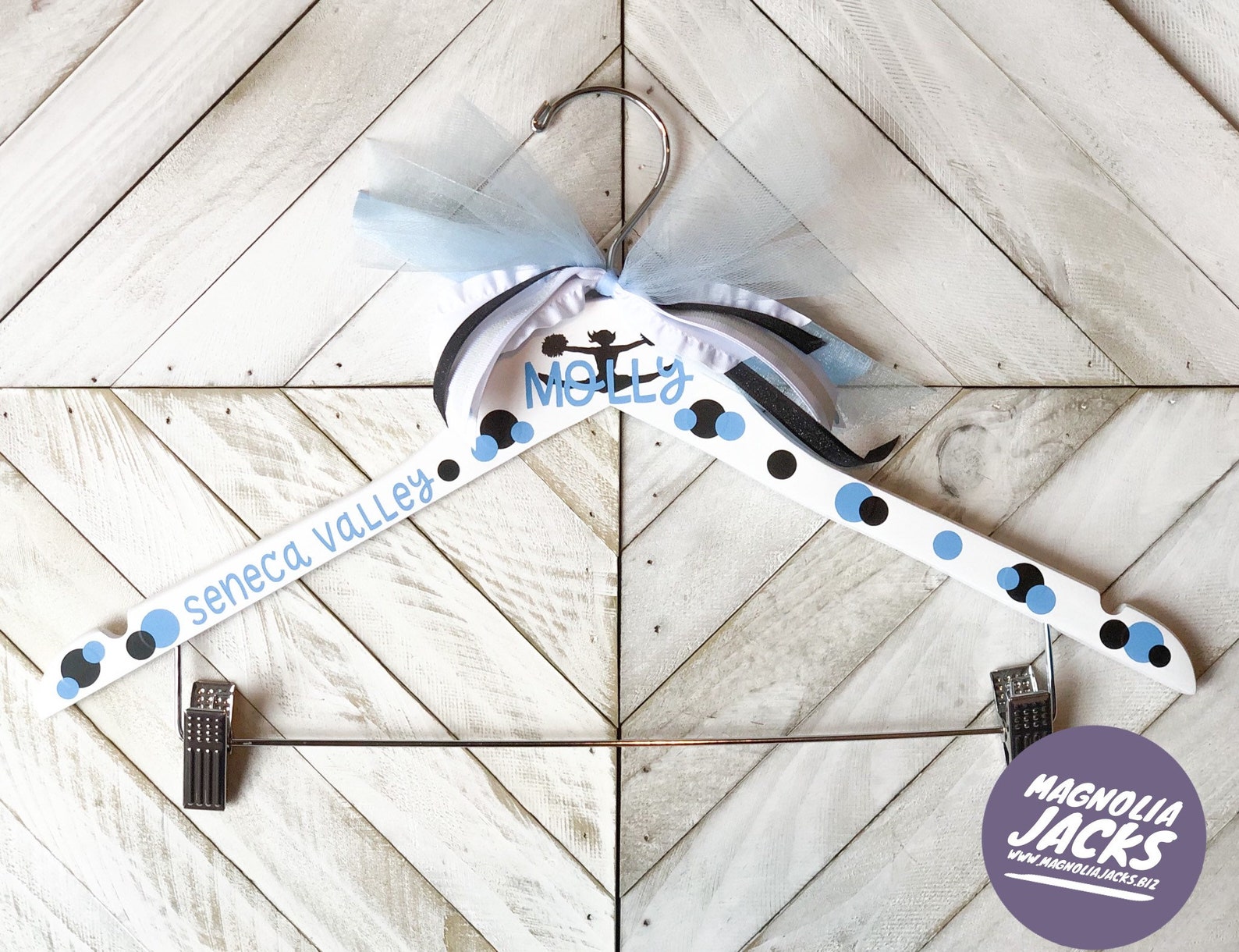 Personalized Cheer Hanger | Hanger | Cheer Hanger | Custom Cheer ...