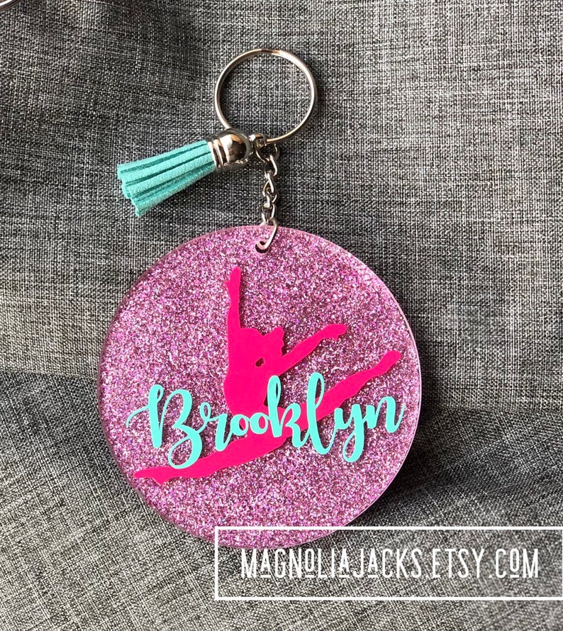 Dance Keychain Acrylic Key Chain Personalized Acrylic - Etsy