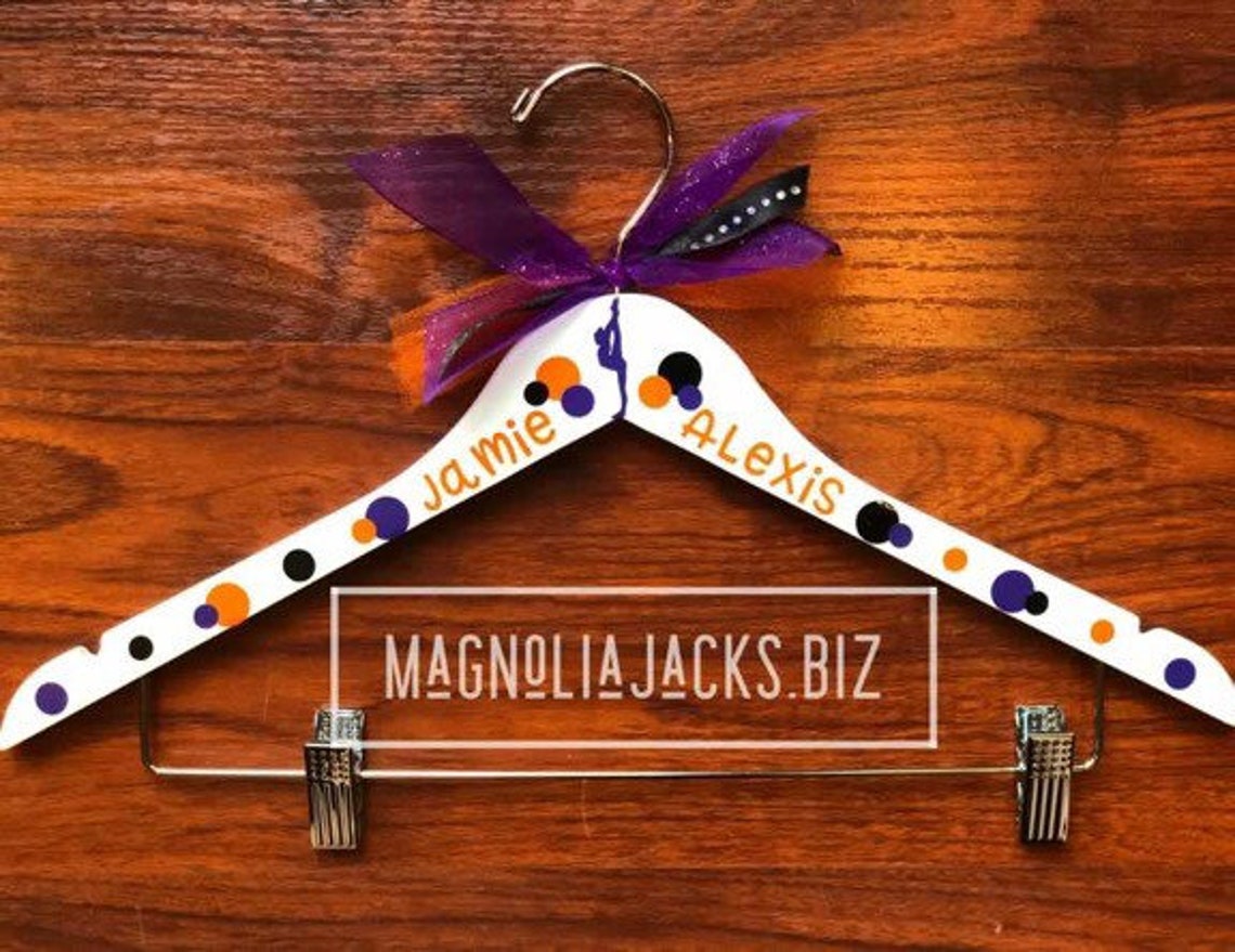 Personalized Cheer Hanger | Hanger | Cheer Hanger | Custom Cheer ...