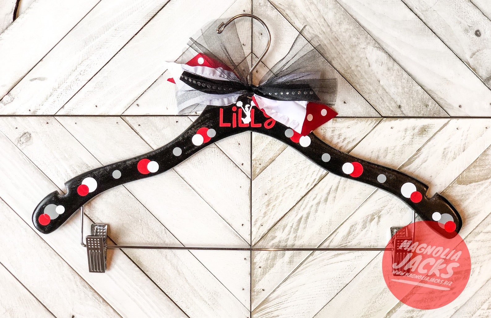 Personalized Cheer Hanger | Hanger | Cheer Hanger | Custom Cheer ...