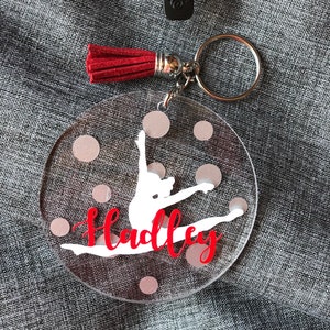 Dance Keychain | Acrylic Key Chain | Personalized Acrylic Keychain ...