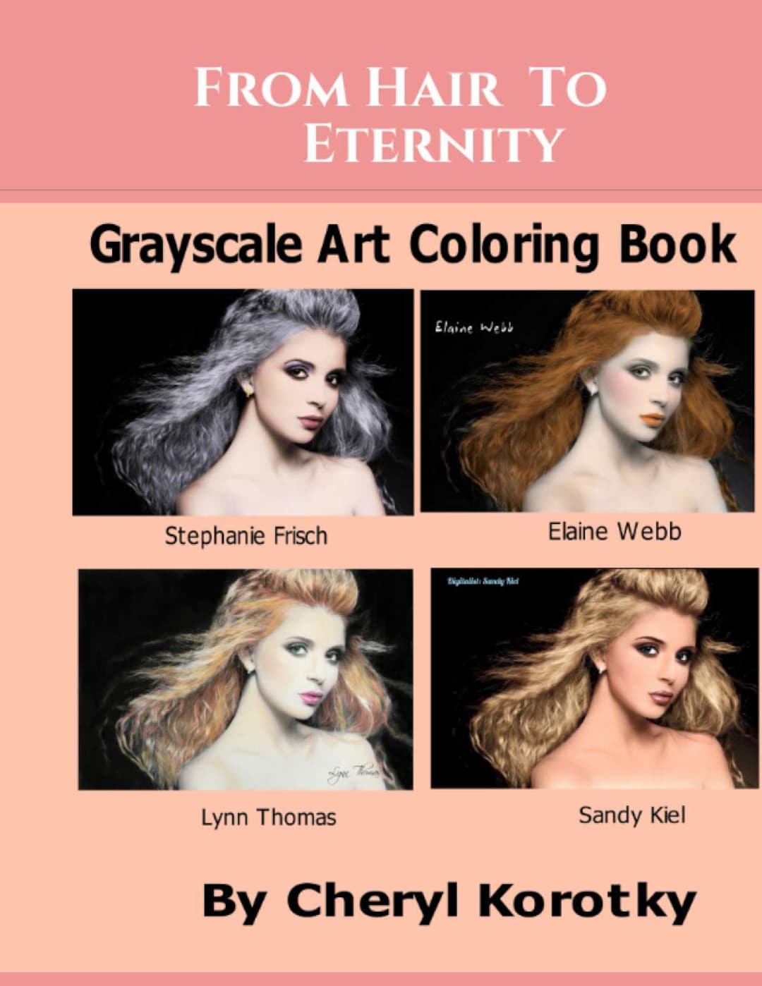 From Hair to Eternity Grayscale Art Coloring Book - Etsy