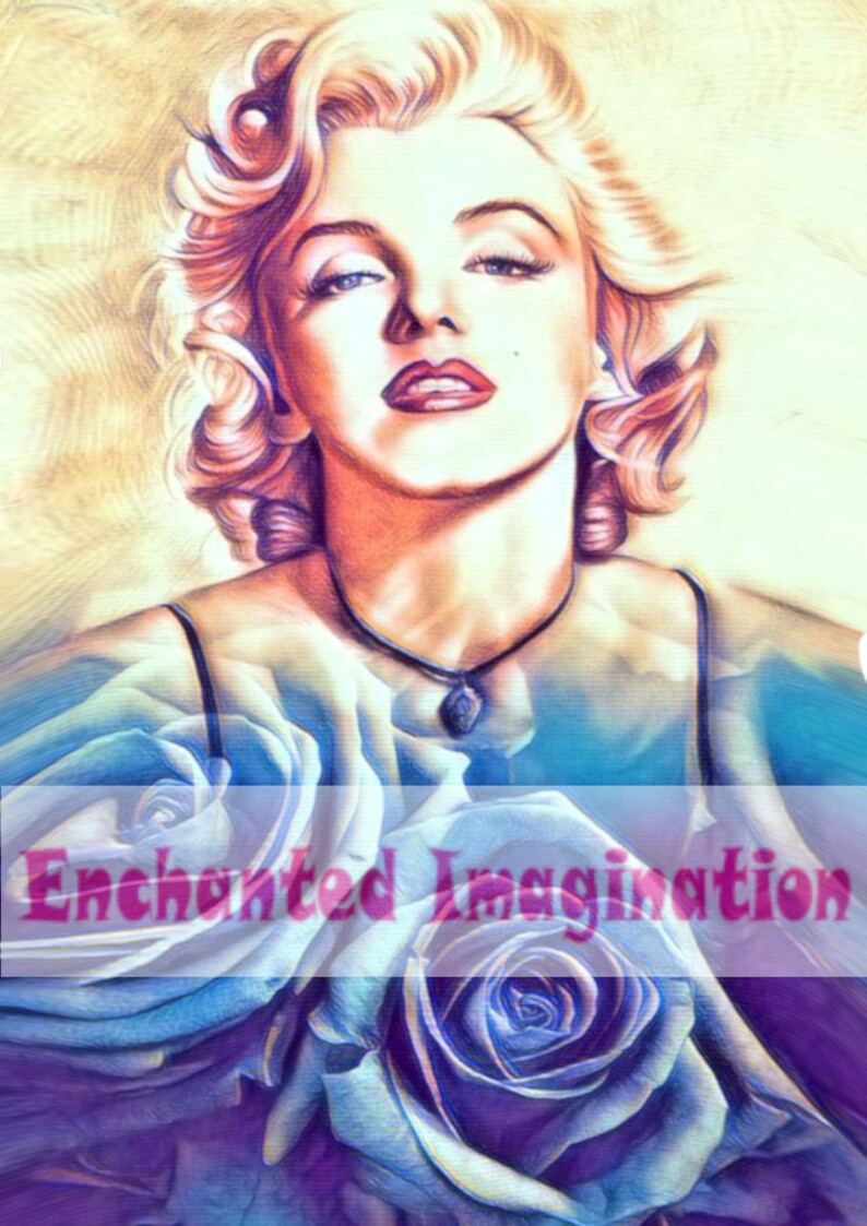 Marilyn Monroe Digital Art Prints 5 Pictures for Framing - Etsy