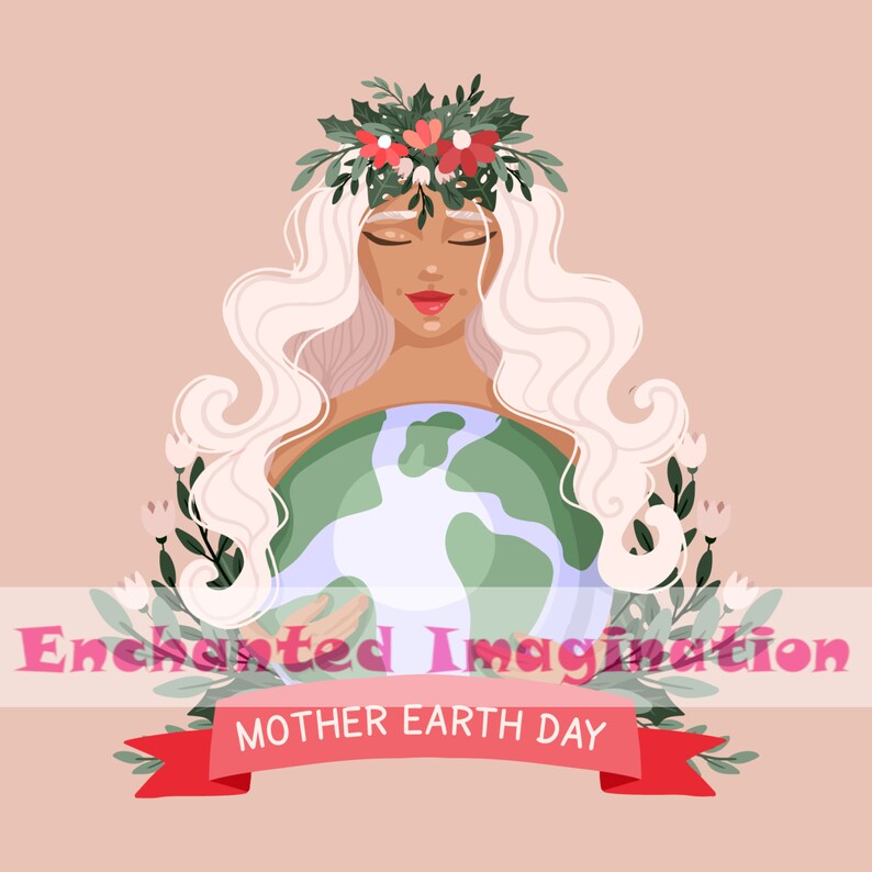 Mother Earth Pattern Backgrounds, Includes 5 Patterns for Junk Journals ...