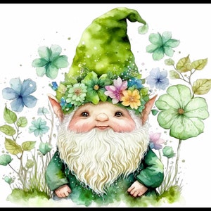 Lucky Irish Gnomes Grayscale Art Coloring Book - Etsy