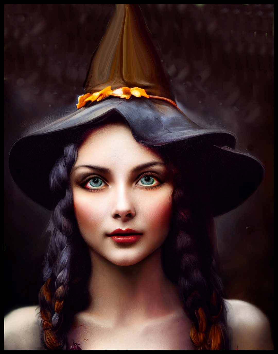 Good Witch Bad Witch Grayscale Art Coloring Book - Etsy