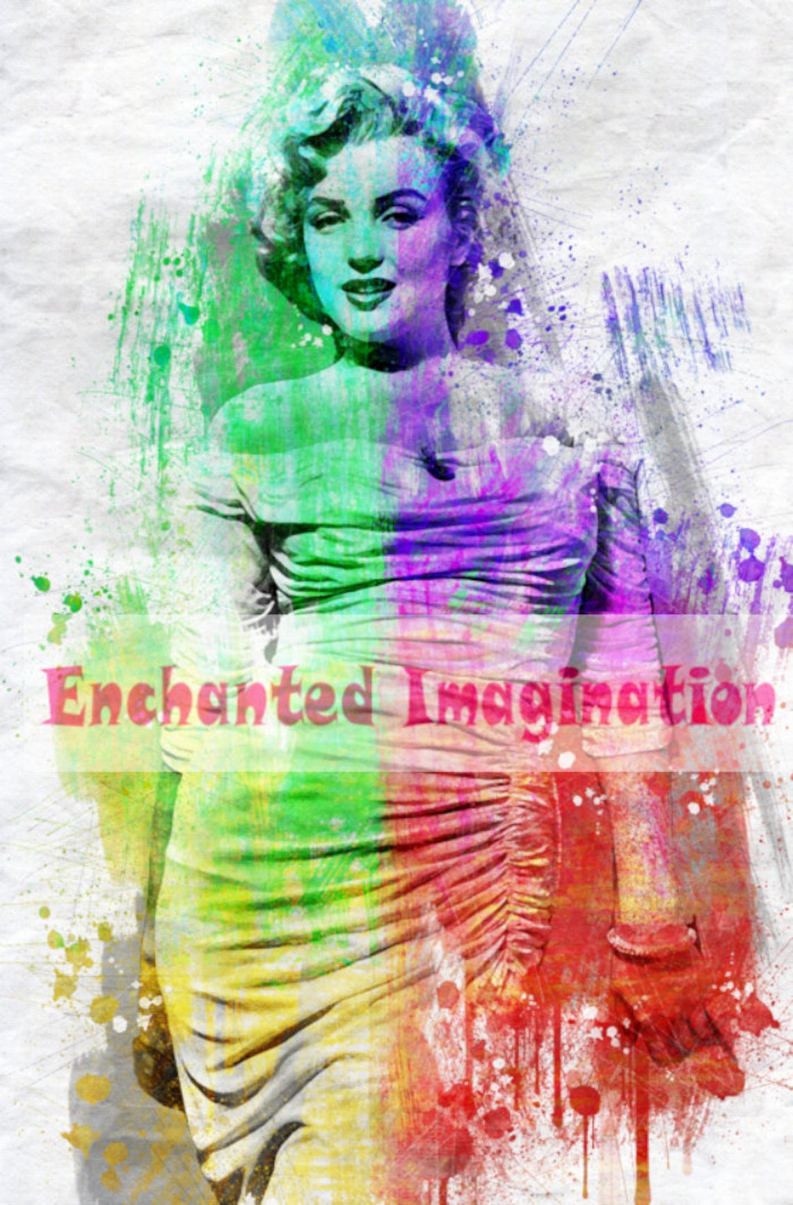 Marilyn Monroe Digital Art Prints 5 Pictures for Framing - Etsy