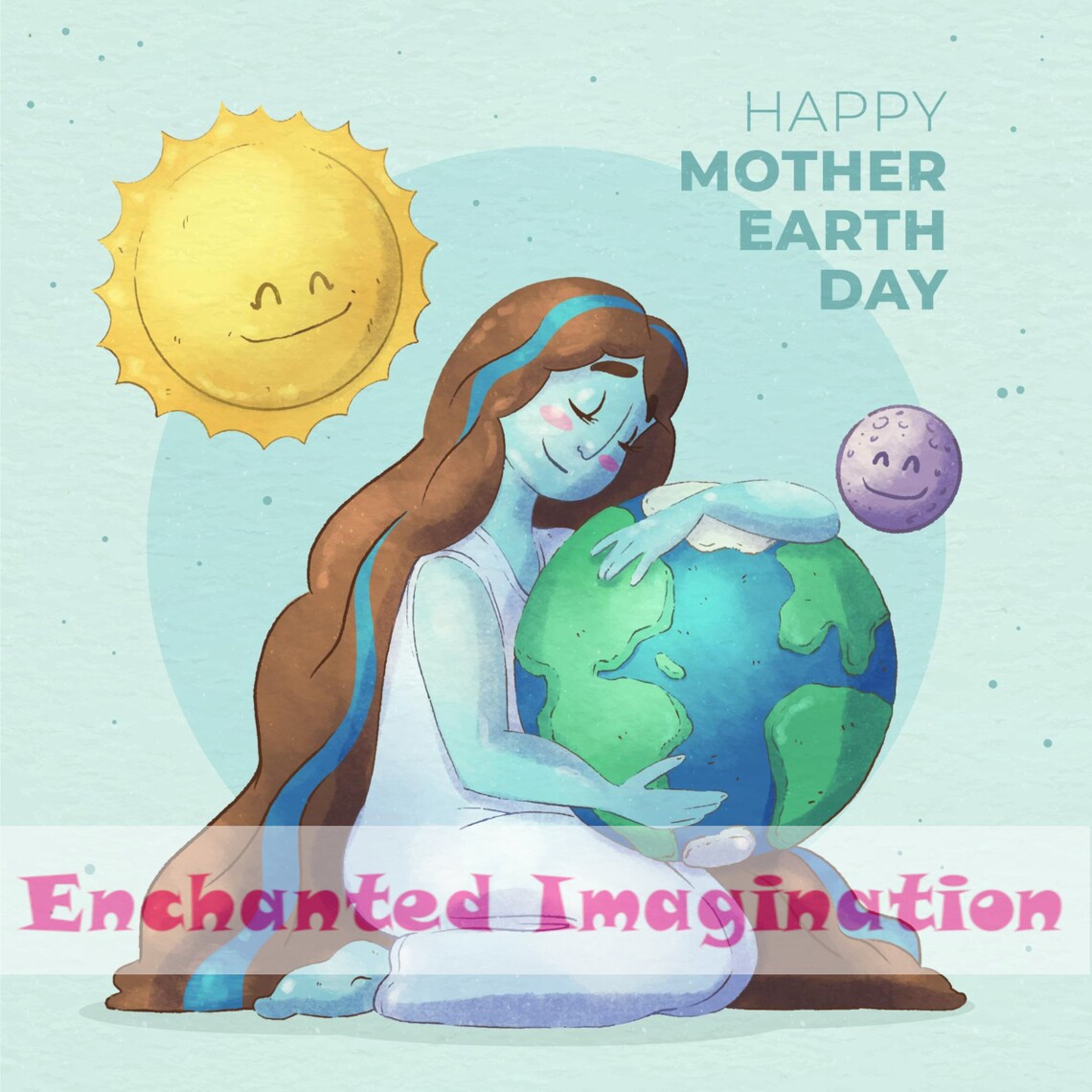 Mother Earth Pattern Backgrounds, Includes 5 Patterns for Junk Journals ...
