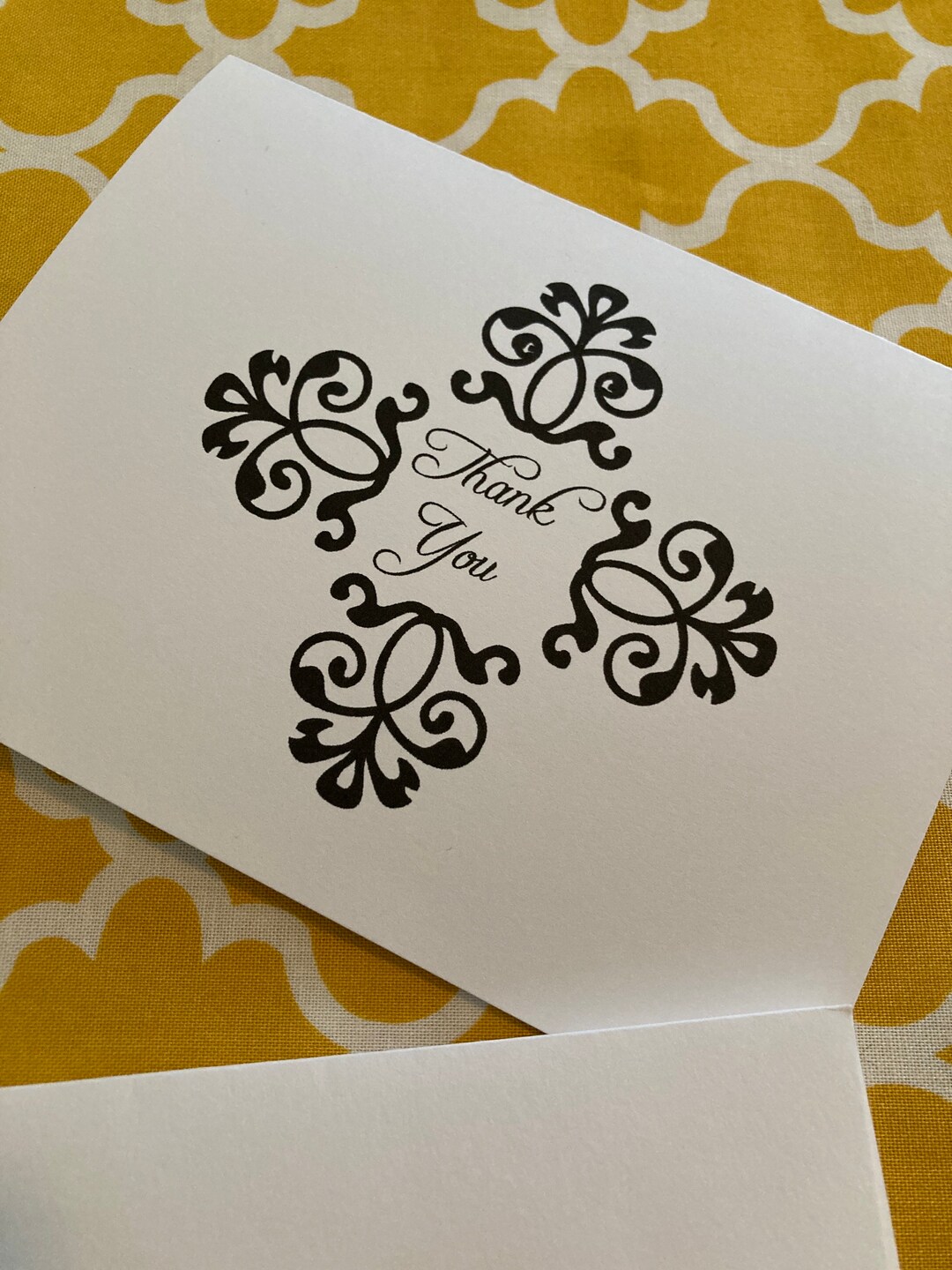 Thank You Note Cards - Set of 5 - Etsy