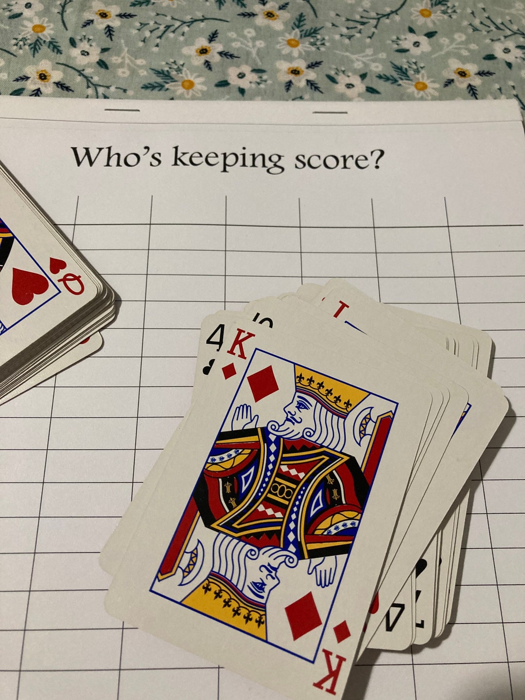 Game Night Score Card Pad: Family & Friends, 10 Pages - Etsy
