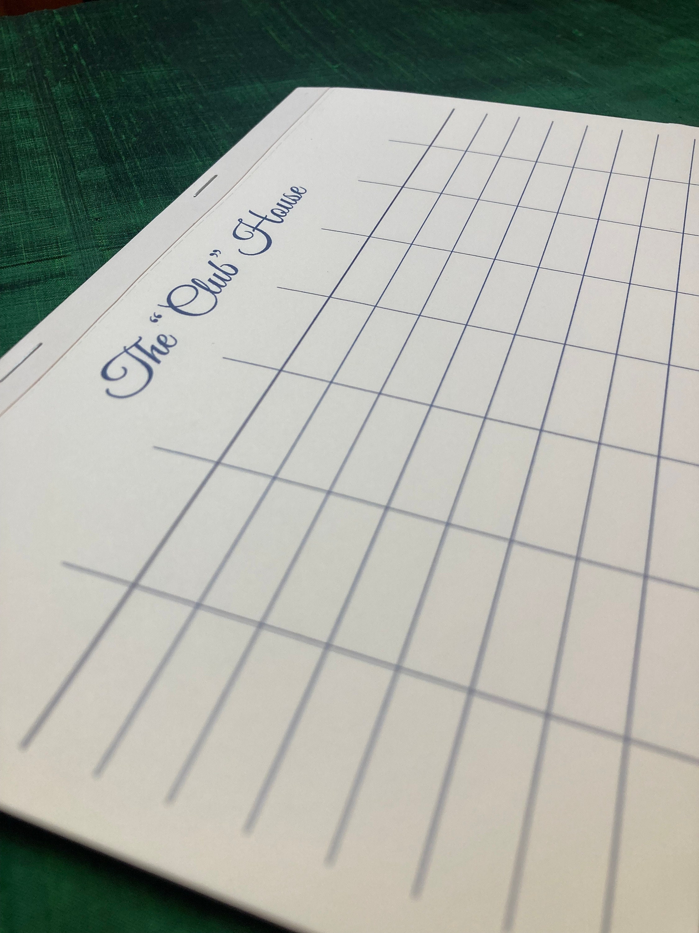Custom Game Night Score Card: Perforated 10-sheet Notepad - Etsy