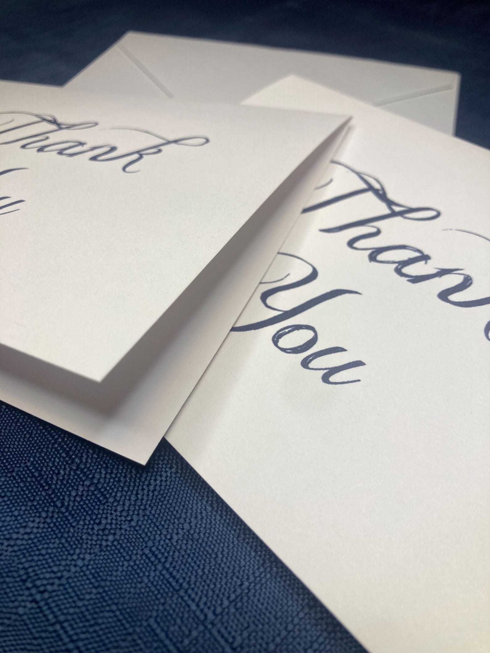 Thank You Note Cards - Set of 5 - Etsy