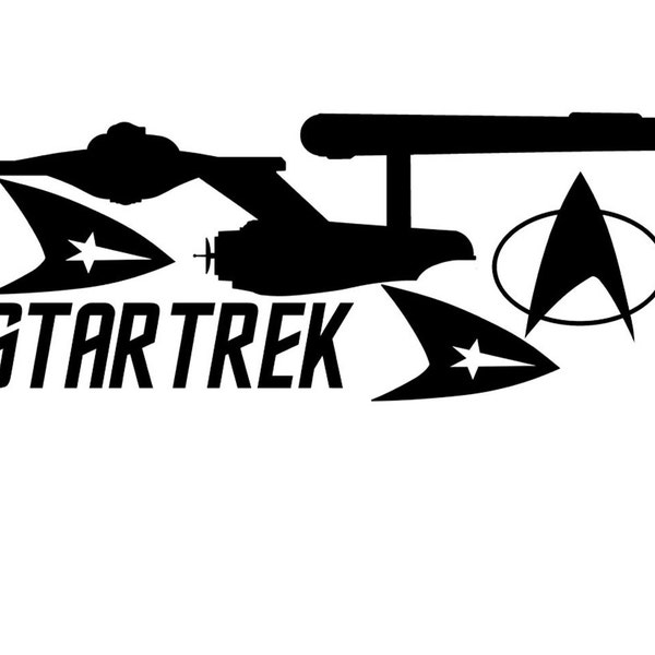Star Trek Enterprise Car Decal - Etsy