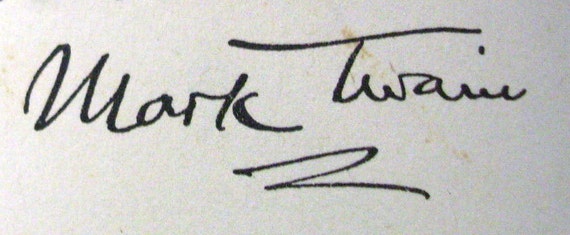 Mark Twain Signature