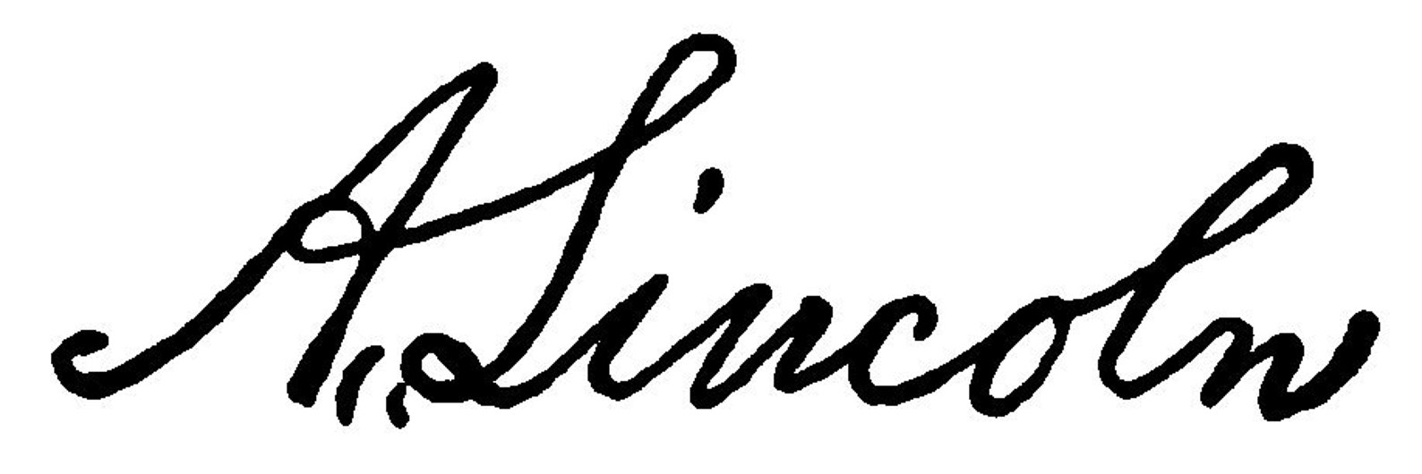 Abraham Lincoln Signature Wall Art: Adhesive Vinyl Letters - Etsy