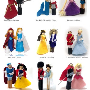 Grimm Brothers Classic Fairy Tale: Snow White Clothespin Doll | Etsy