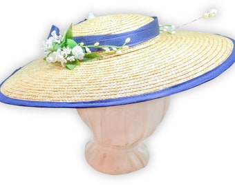 Regency Straw Hat - Etsy
