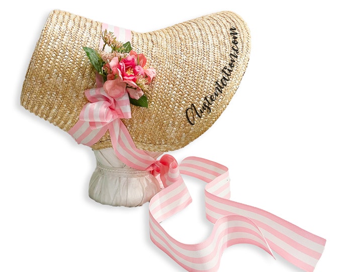 Austentation Jane Austen Regency 1812 Poke Bonnet: Eliza by - Etsy