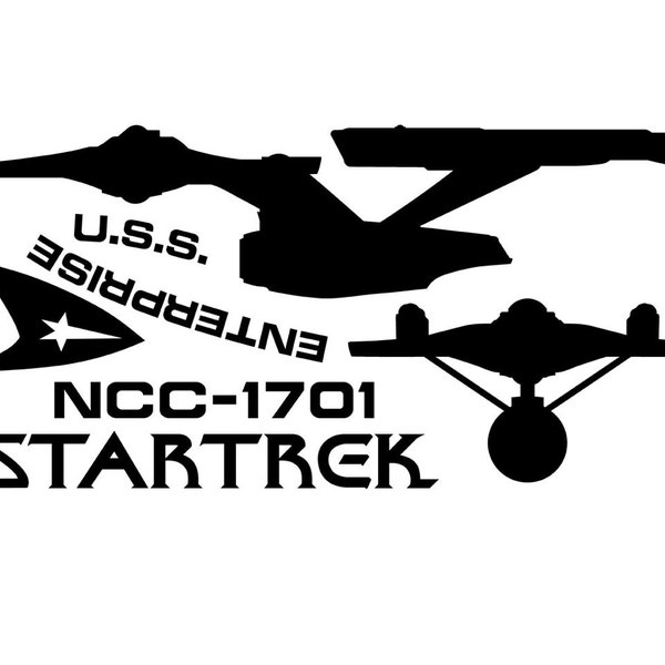 Star Trek Car Decal - Etsy