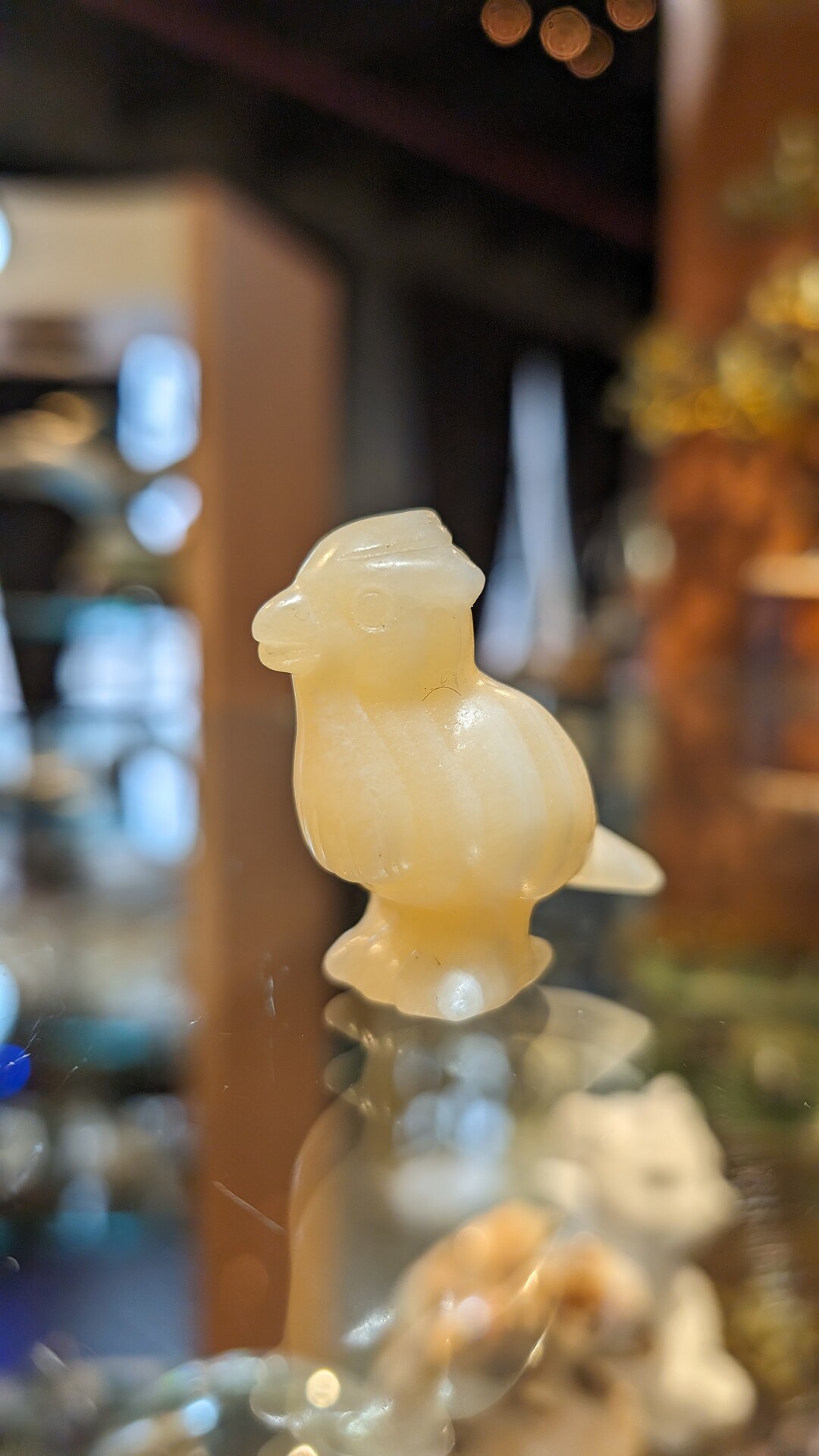 Honey Calcite Stone Carved Flying Pidgey Poke Bird Carving Crystal ...