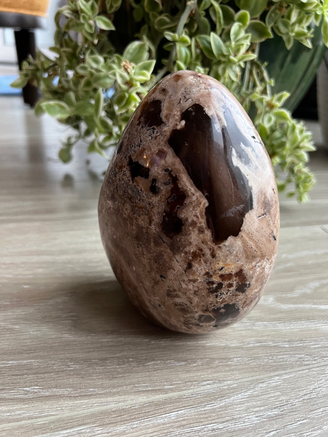 Extra Large Brown Opal Sphere Chocolate Coffee and Cream Black - Etsy