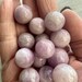 Kunzite Mini Spheres, Kunzite Sphere Pink Purple Kunzite Crystal ...