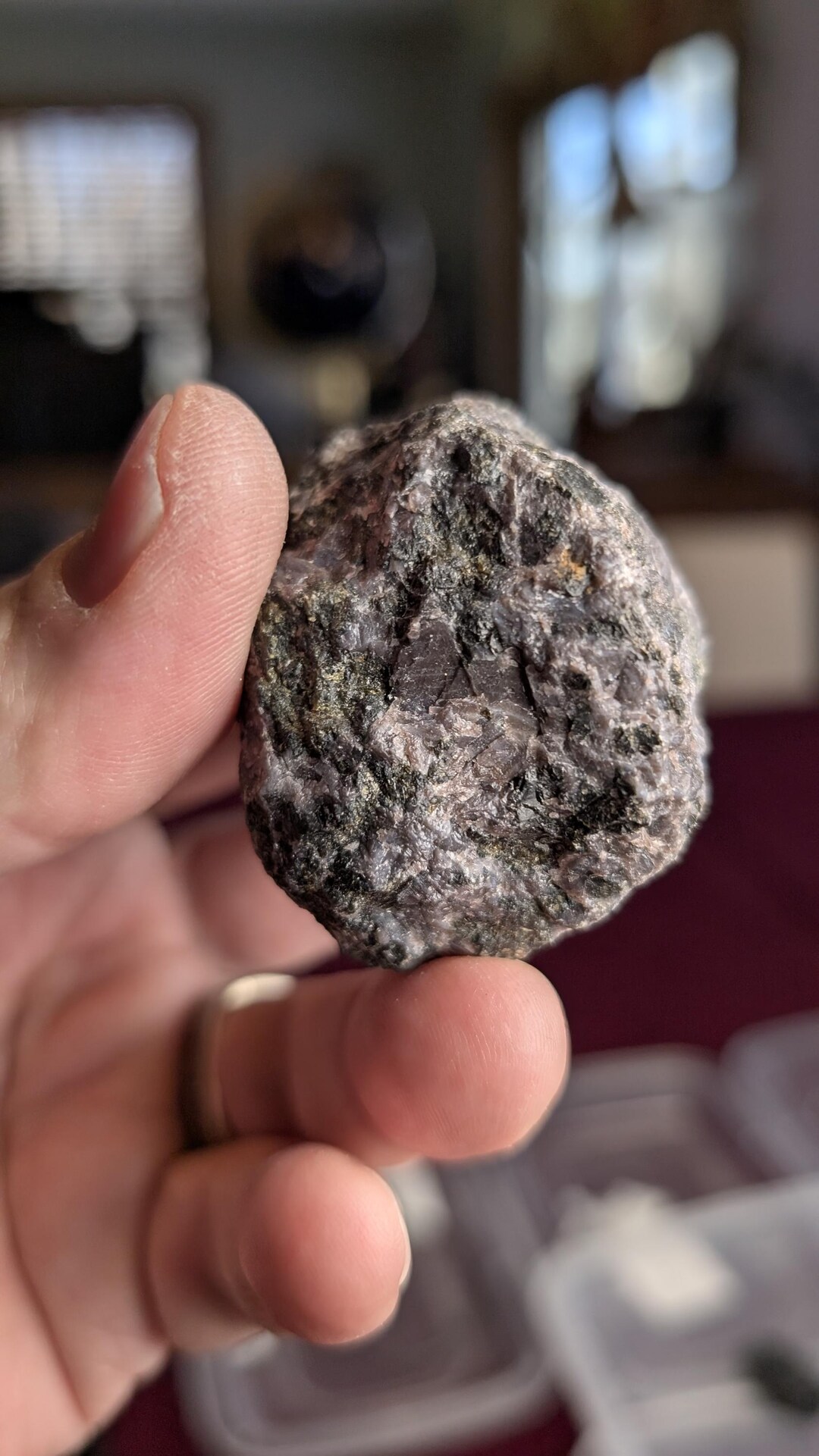 Indigo Gabbro Mystical Merlinite Crystal Stone Magical Intuitive ...