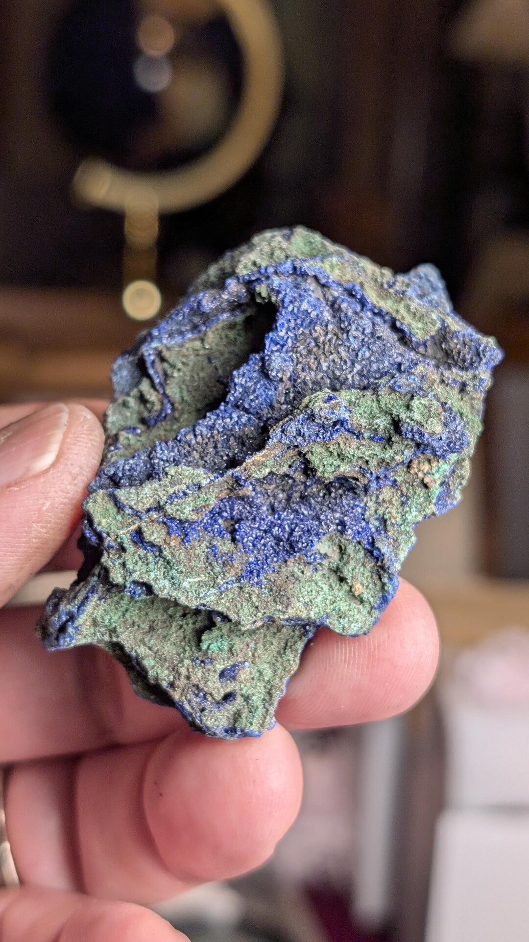 Blue Azurite Slab Stone Point Tower Healing Blue Green Happiness ...