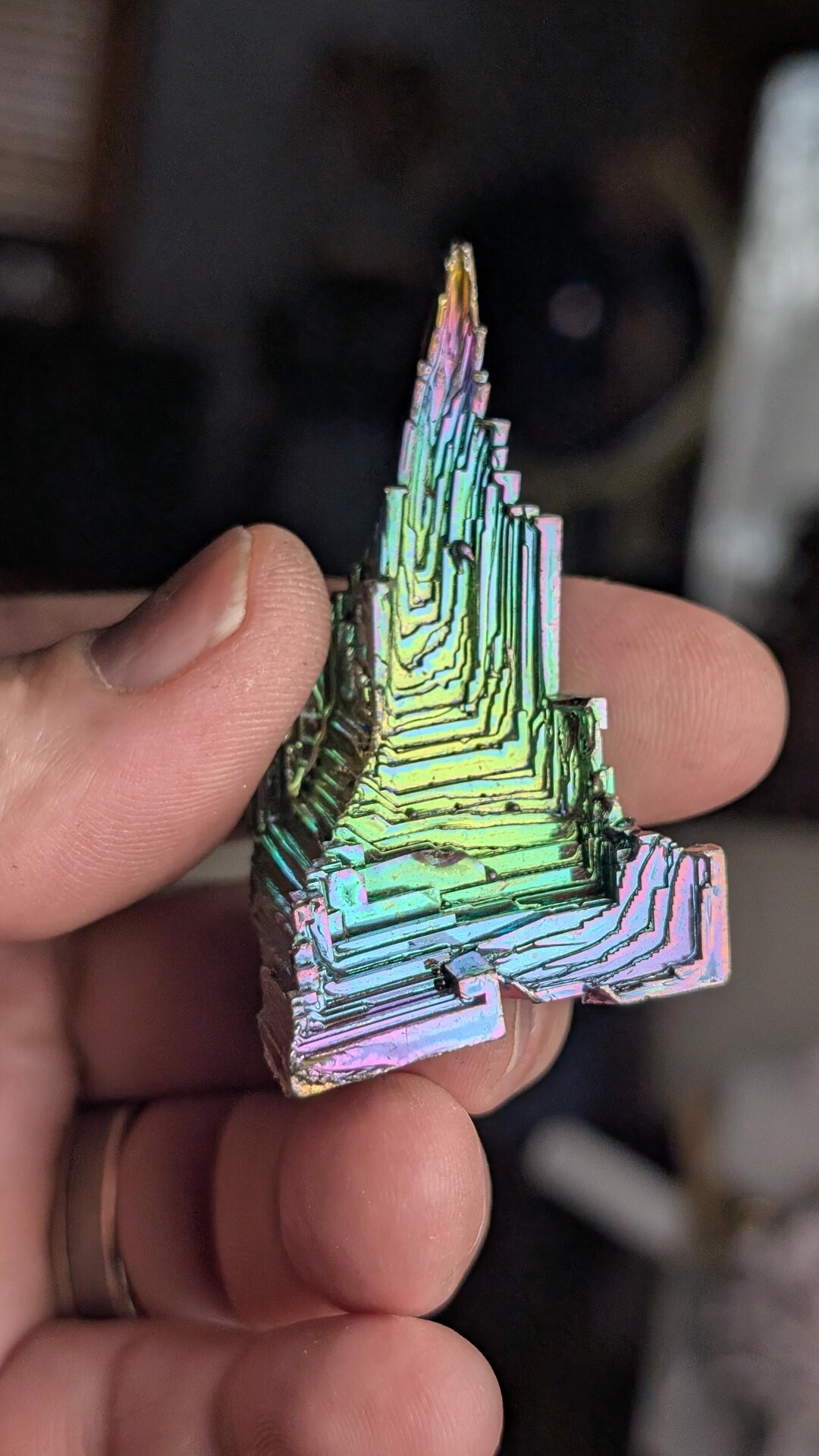 Rainbow Bismuth Titanium Formation Mineral 25a84 - Etsy