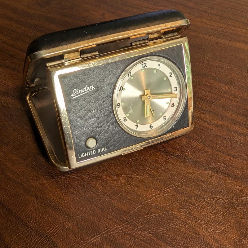 Vintage Travel Clock - Etsy