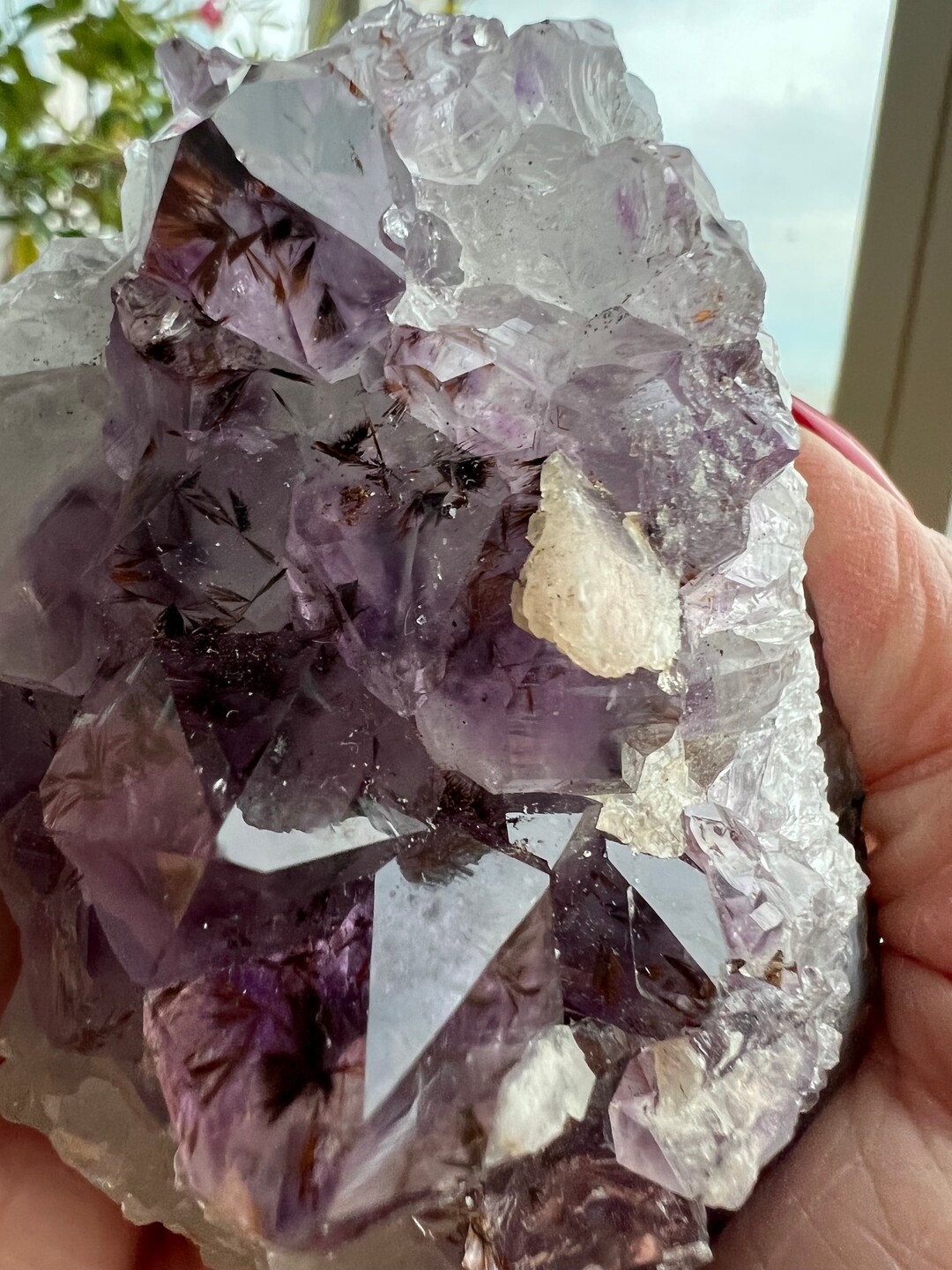 Gorgeous Sparkle Amethyst Crystal Cluster Amazing Stone Balance ...