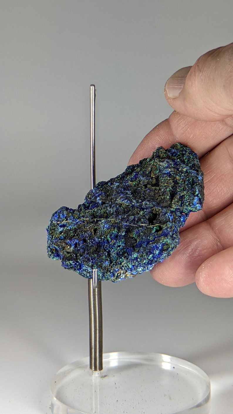 Blue Azurite Slab Stone Point Tower Healing Blue Green - Etsy