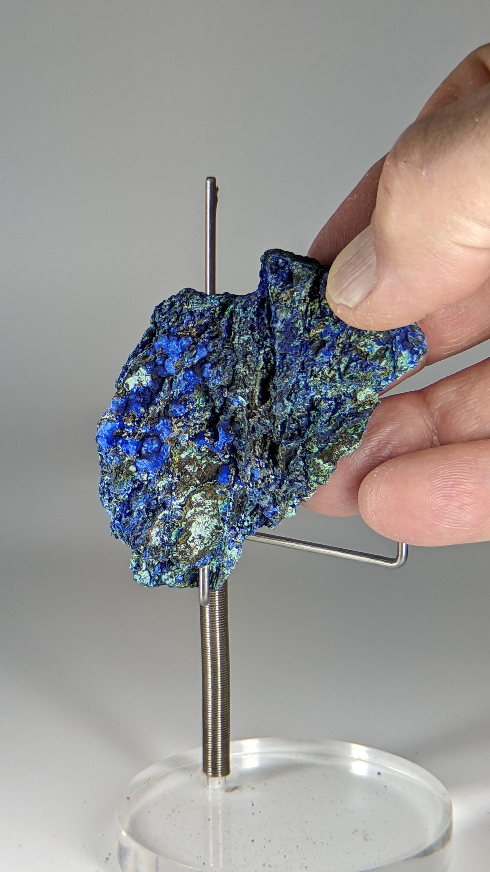 Blue Azurite Slab Stone Point Tower Healing Blue Green Happiness ...