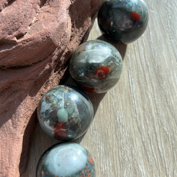 Bloodstone Sphere - Etsy
