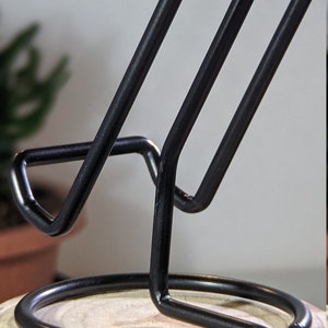 Black Metal Slab Stand for Crystal Gemstone Slice Plate - Etsy