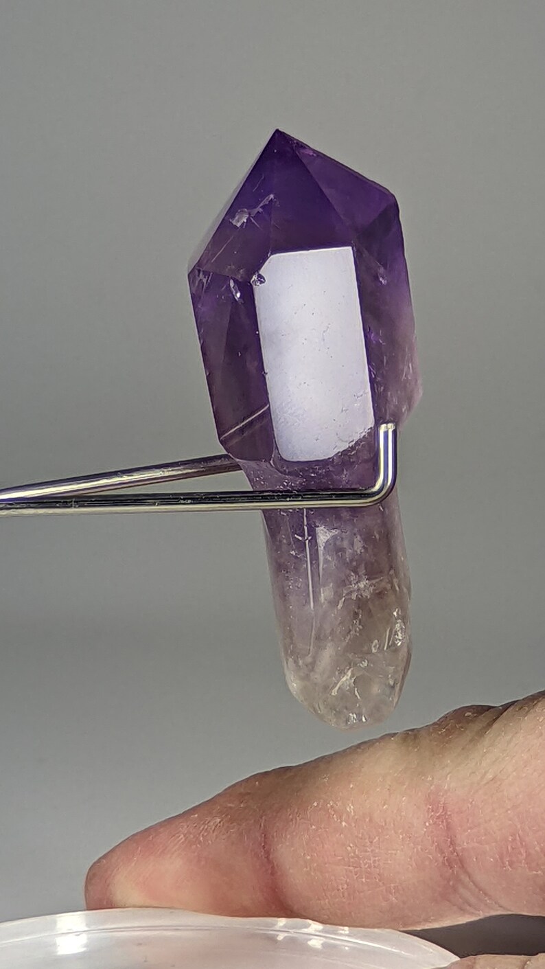 Amethyst Crystal Stone Dragon Tooth Protection Intuition - Etsy