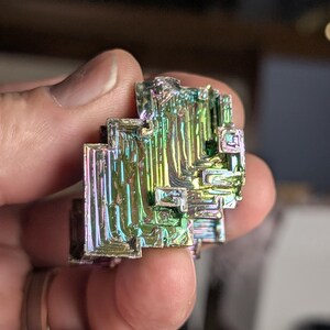 Rainbow Bismuth Titanium Formation Mineral 25a63 - Etsy