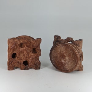 Carved Wood Crystal Stone Sphere Stand Base Holder Tree of Life PD127 ...