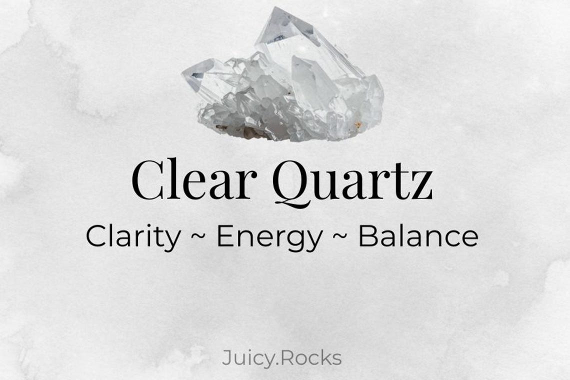 Crystal Meaning Cards Printable | 2x3 Info Cards | Growing Collection ...