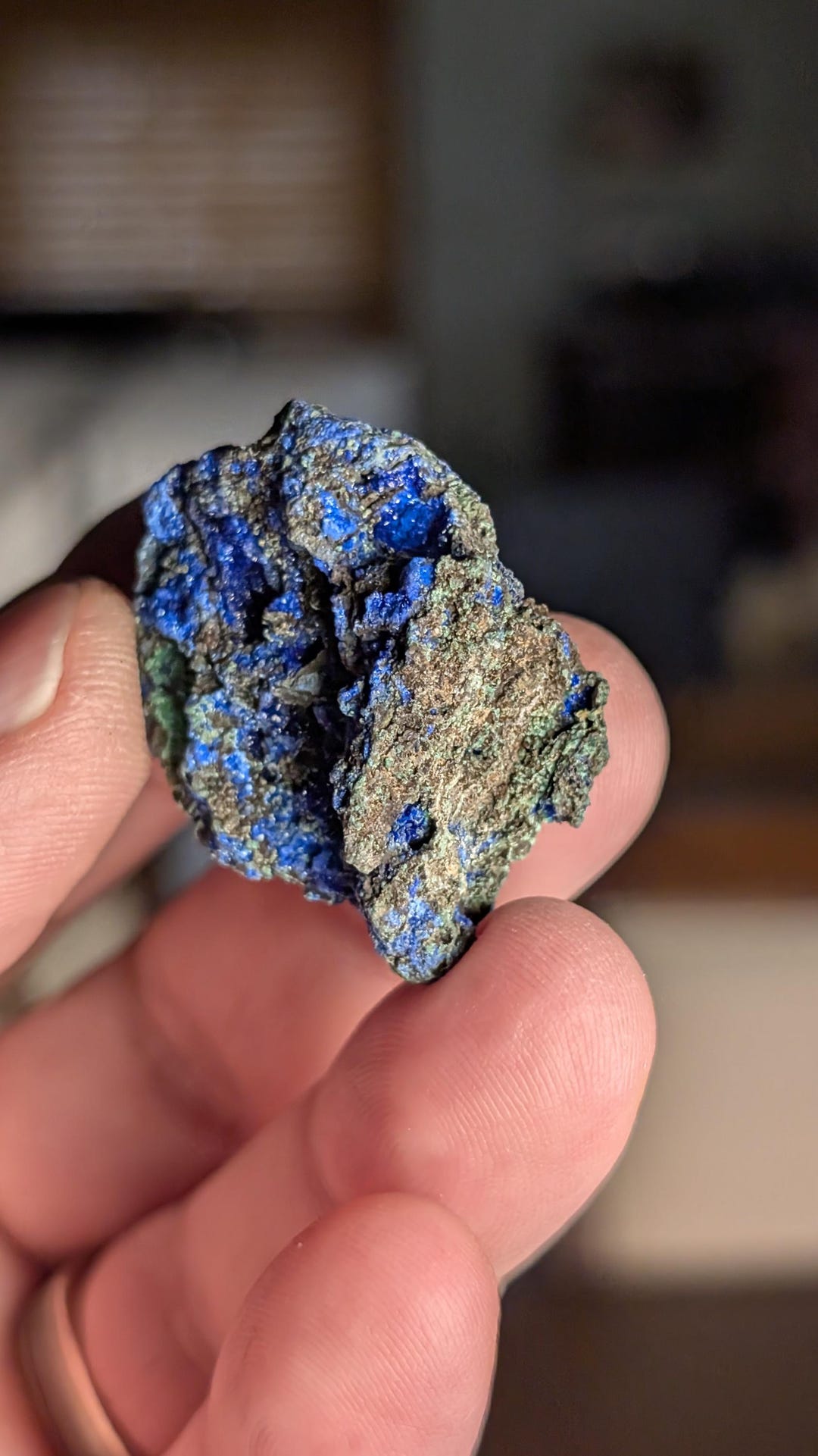 Blue Azurite Slab Stone Point Tower Healing Blue Green Happiness ...