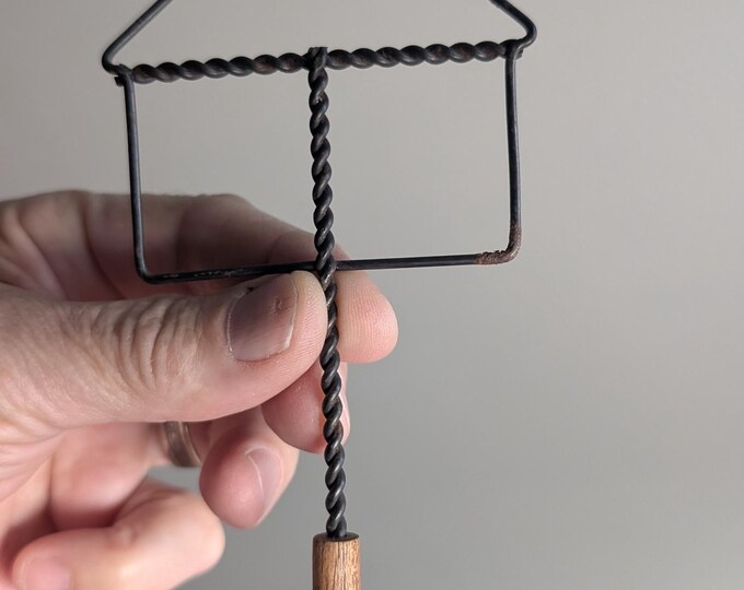 Vintage Antique Metal Wood Quilt Rug Beater Decor Wire House Home - Etsy