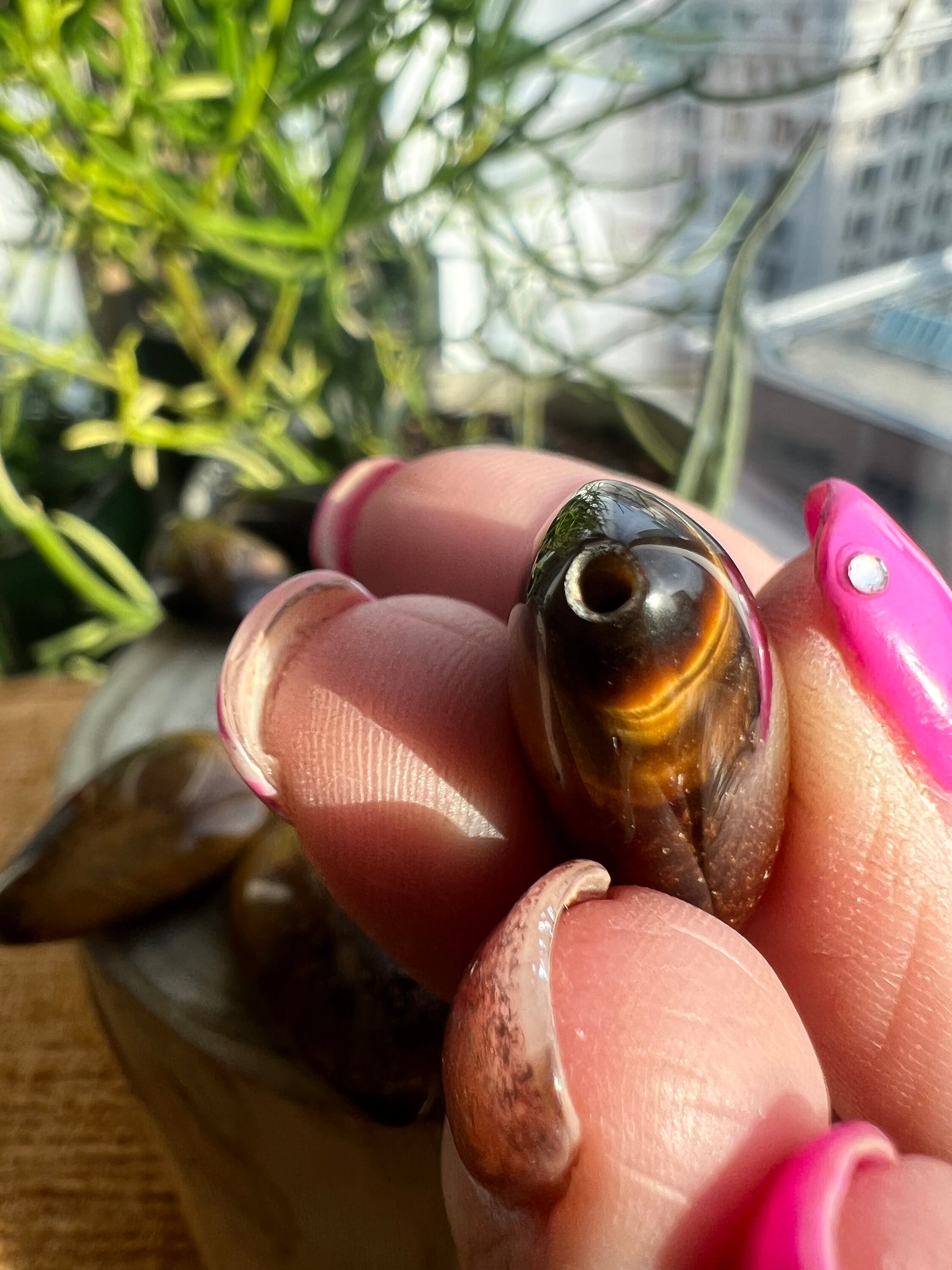Tear Drop Tiger Eye Stone Cabochon Top Hole Drilled Earrings Craft ...