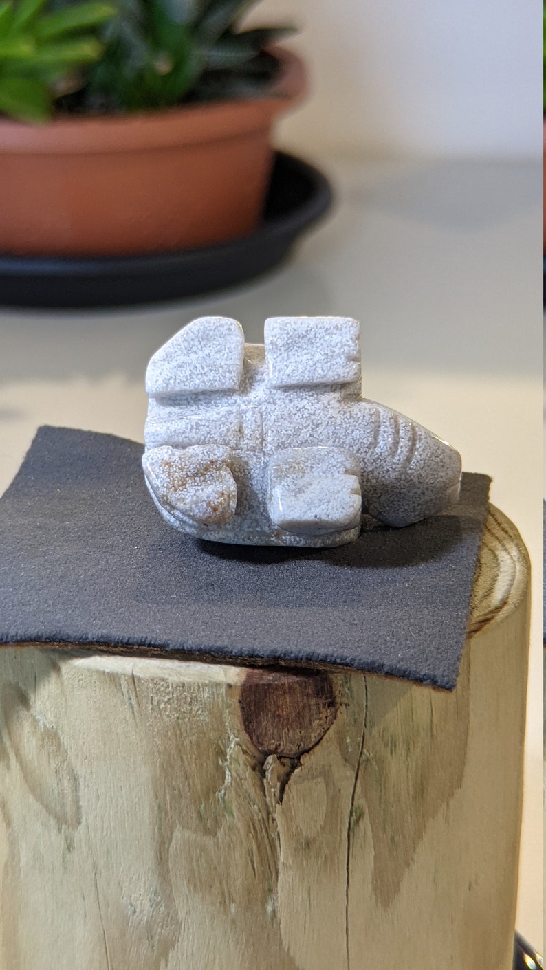 Granite Stone Carved Turtle Tan Beige Powerful Protection Abundance ...