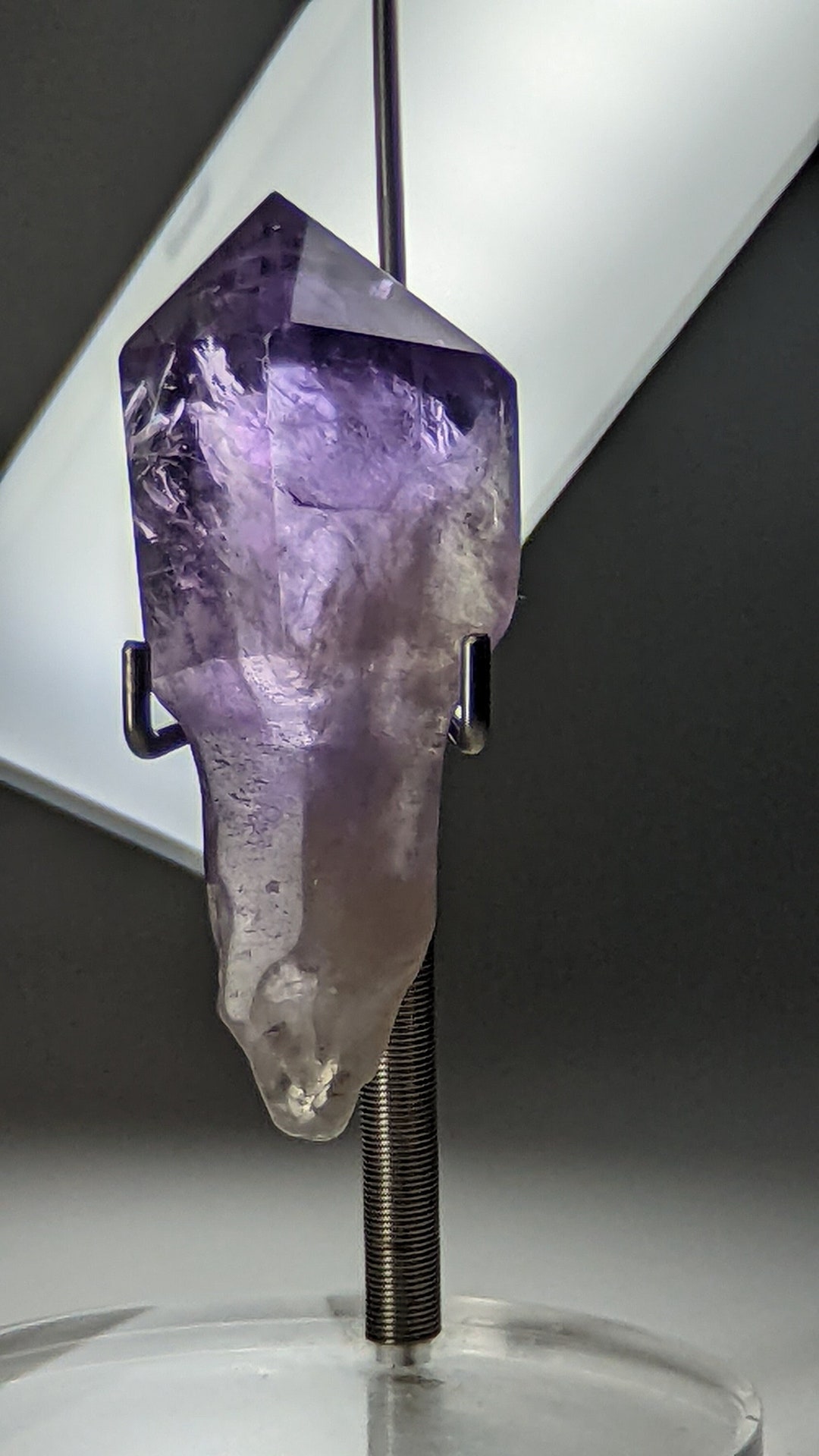 Amethyst Crystal Stone Dragon Tooth Protection Intuition Wisdom Focus ...