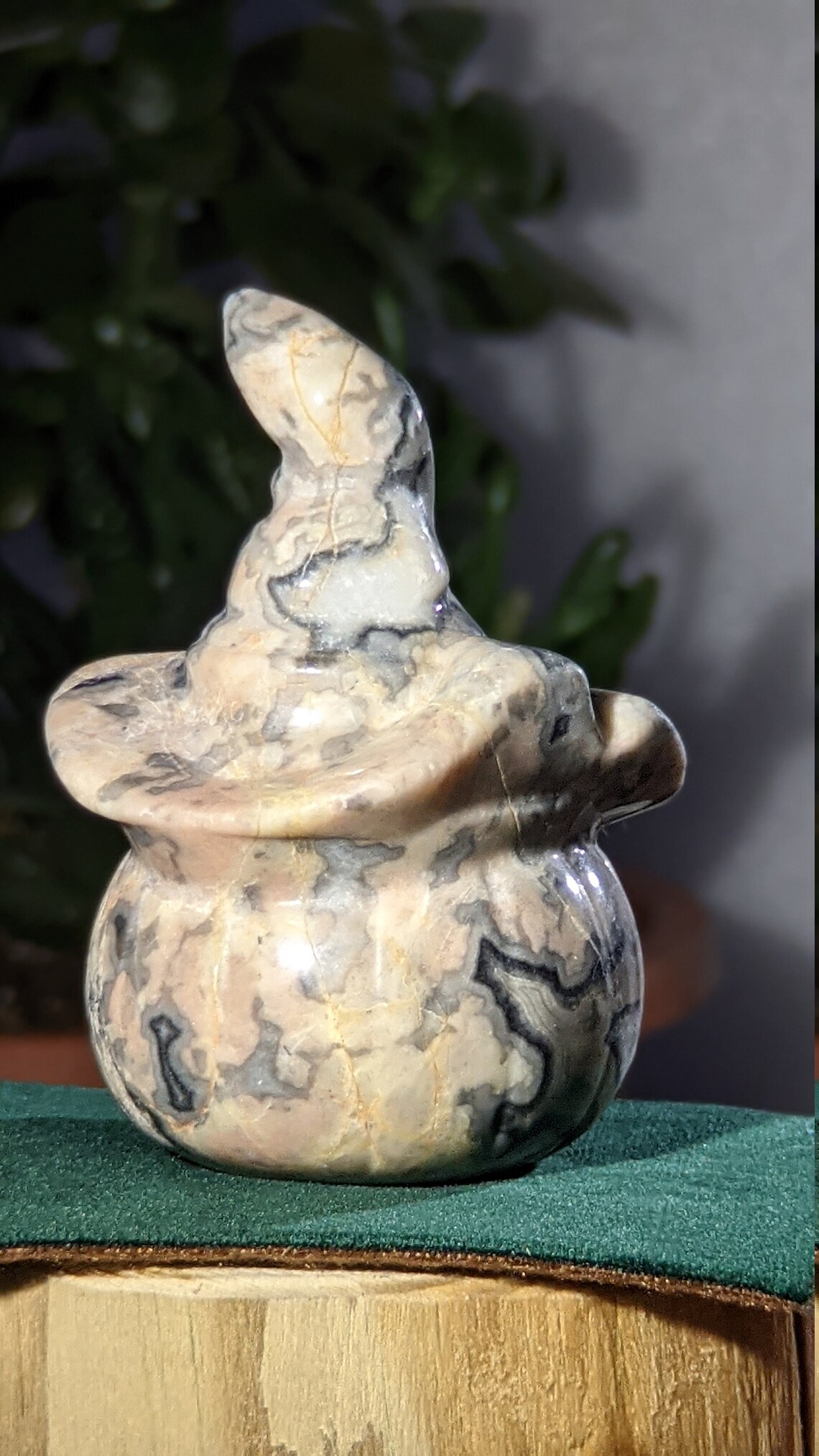 Unique Picasso Jasper Picasso Stone Limestone Carved Pumpkin - Etsy